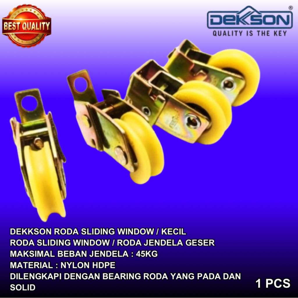 Sliding Window Wheels/Dekkson Small Sliding Window Wheels | Shopee ...