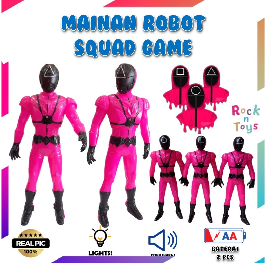 Kids Toys ROBOT SQUAD Toys/SQUID GAME ROBOT Toys Robots With Sounds And ...