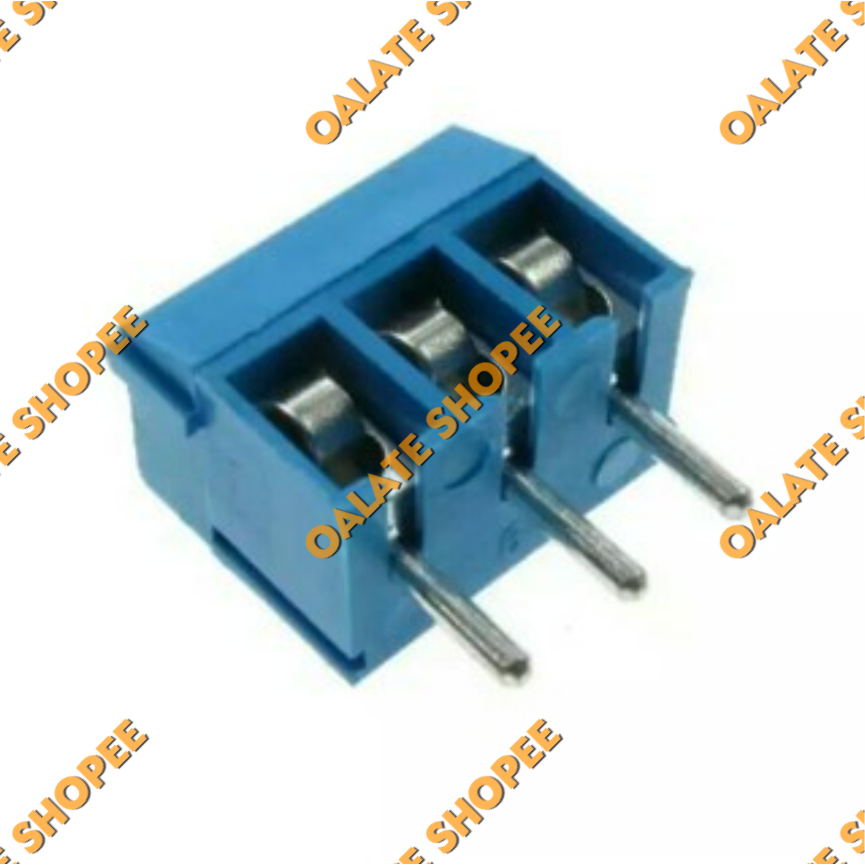 Terminal Block 3pin Screw Pcb Screw Block 3P Pitch 5Mm Cable Connector ...