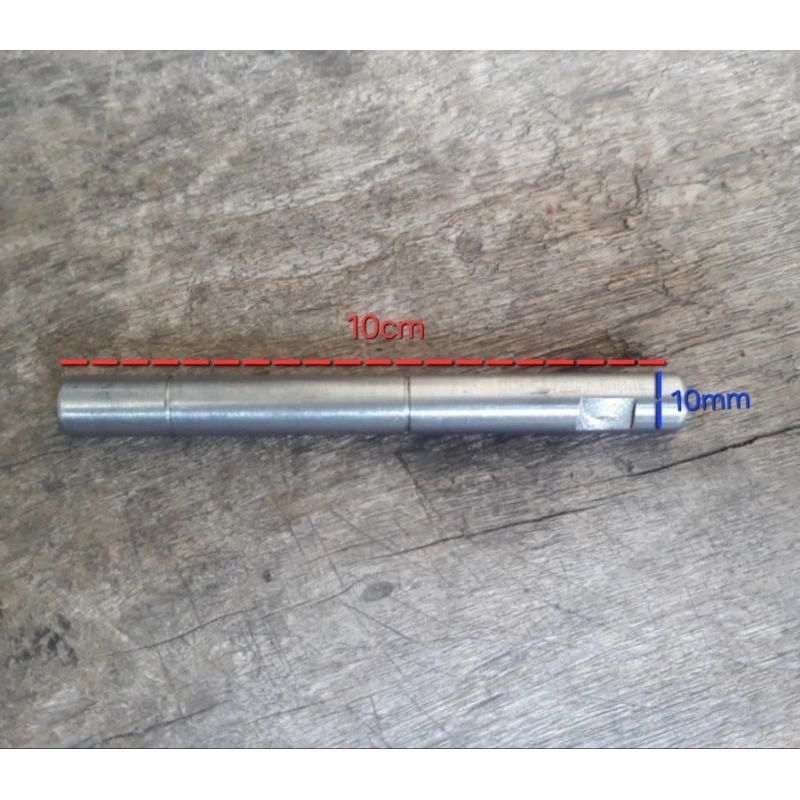 The iron tornado fan axle is 10cm long, 10mm diameter | Shopee Philippines