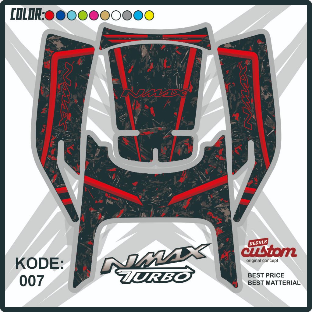 Tankpad TANKPAD TANK DECKPAD NMAX TURBO 155cc BLUE CORE NEW ENGINE/NMAX ...