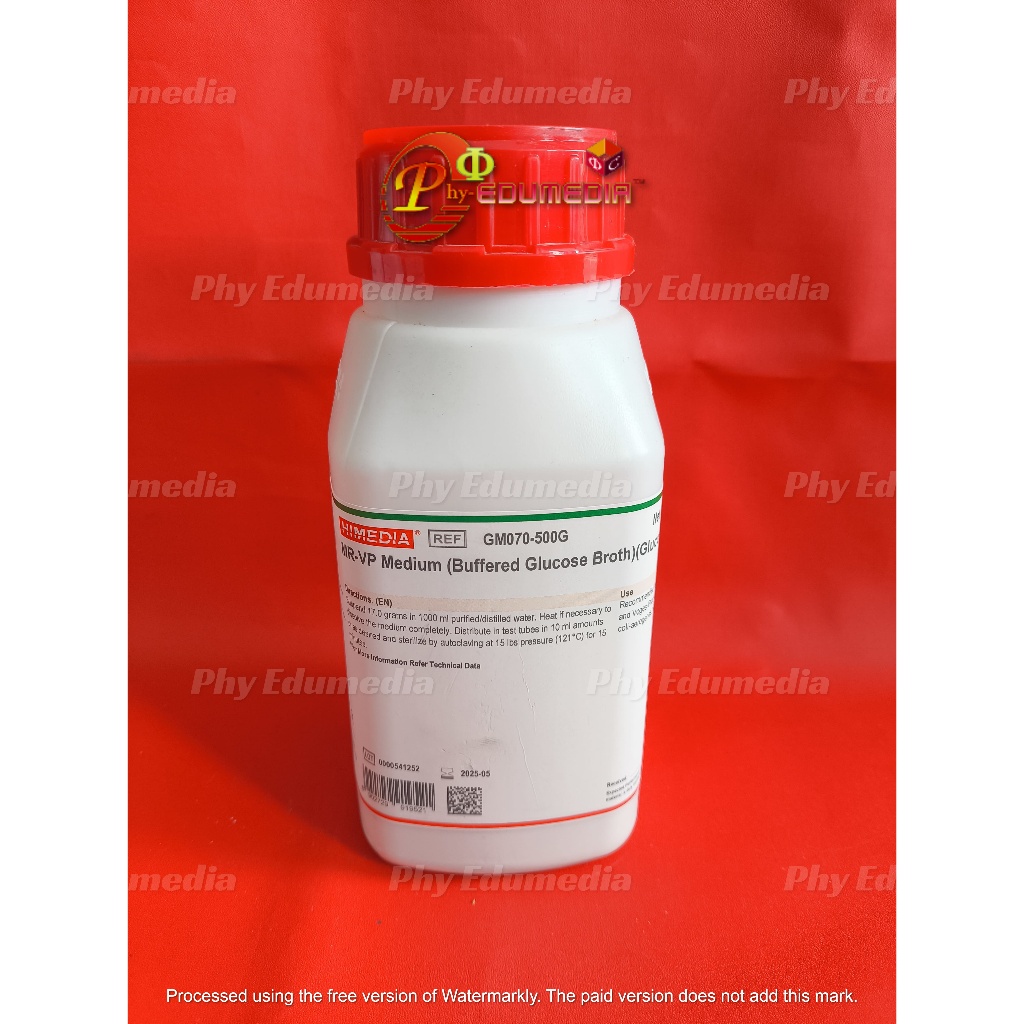 MRVP Medium / MR-VP Medium (Buffered Glucose Broth) Himedia Per Gram ...