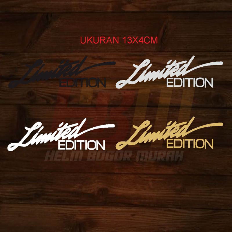 Sticker cutting Limited Edition uk 13x4cm | Shopee Philippines