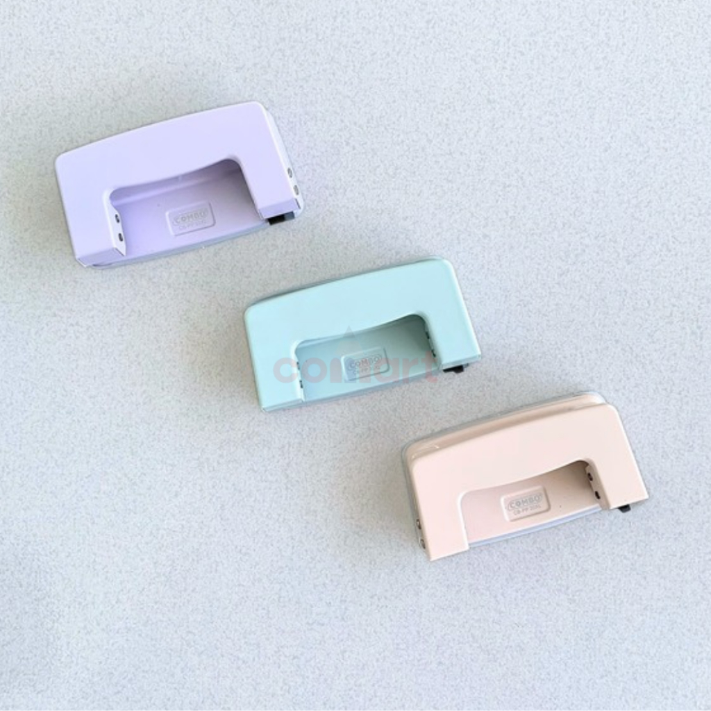 2 Hole Combo Paper Punch With Macaron Lock - Perforator / Hole Punch No ...