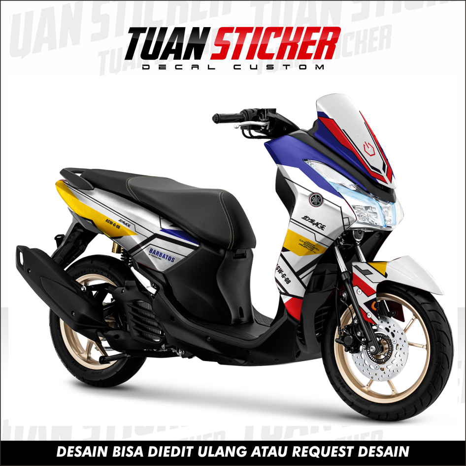 Yamaha lexi striping Decal sticker, lexi Decal sticker, lexi sticker ...