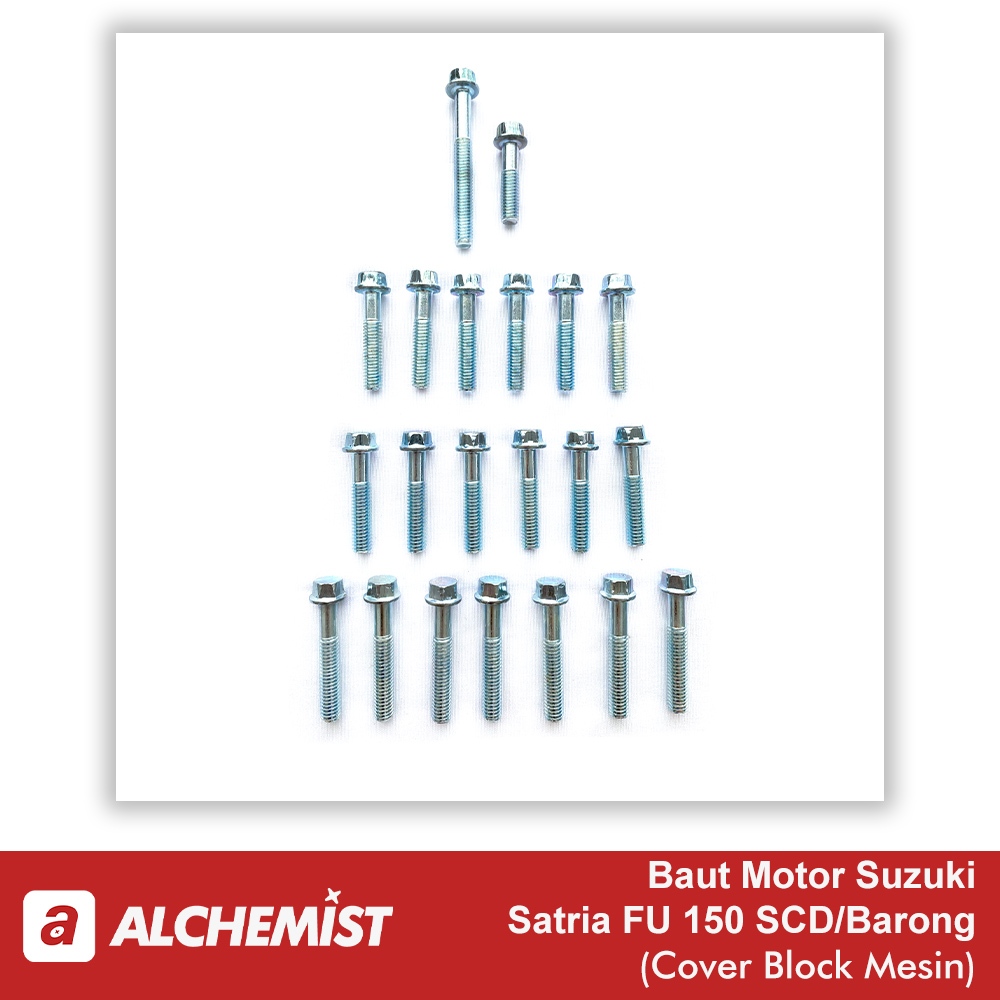 MESIN Satria FU 150 SCD Satria FU Barong Engine Block Bolts / Suzuki ...