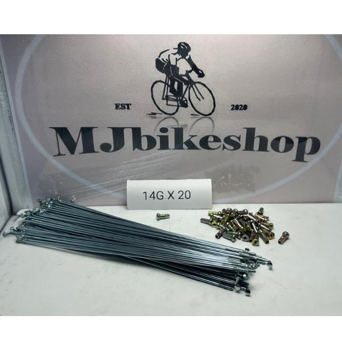 FINGERS/BIKE SPOKES SIZE 14G X 20 MAYA (SET OF 36PCS) | Shopee Philippines