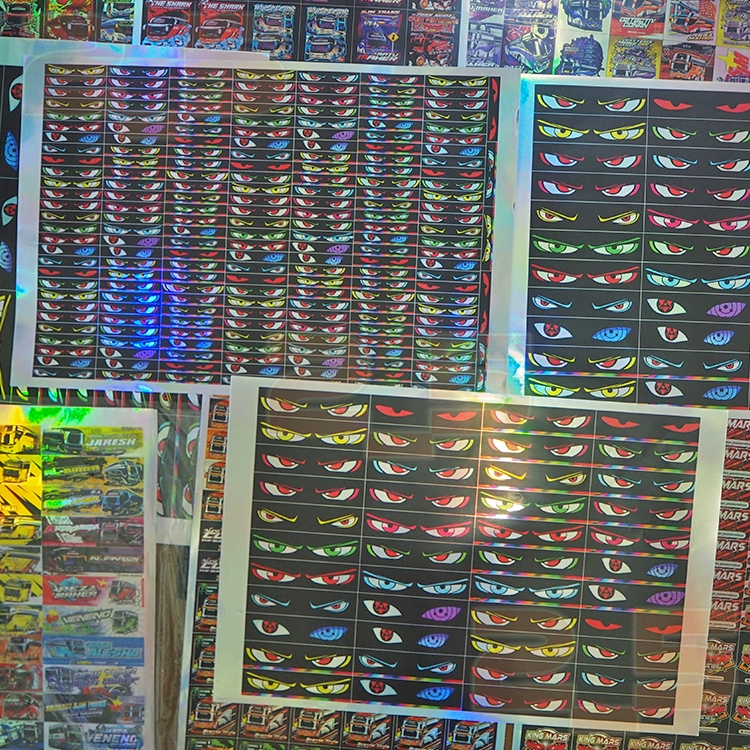 MATA NARUTO Eye STROBO STICKERS MINIATURE BUS EYE REGULAR STROBOS AND ...