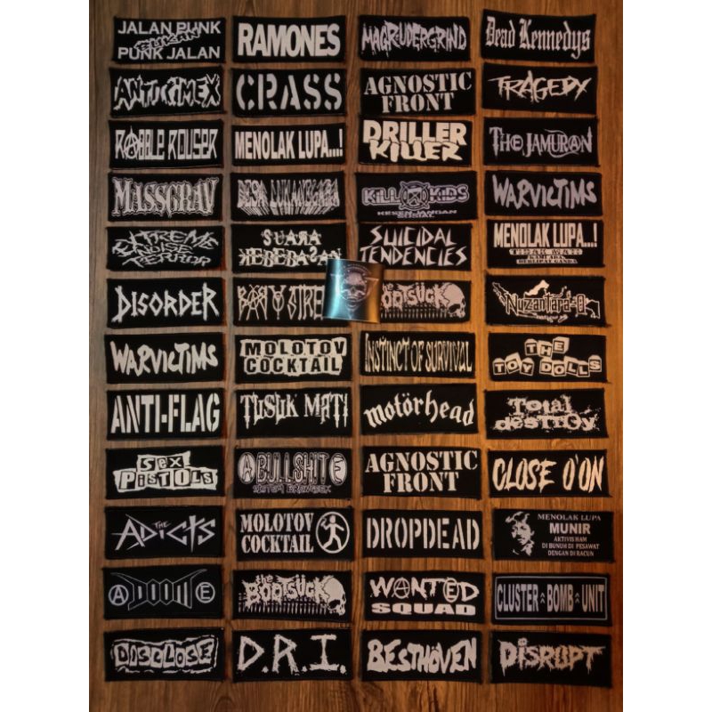 BAND PATCHES || MUSIC PATCHES || PUNK PATCHES || EMBLEM || SMALL EMBLEM ...