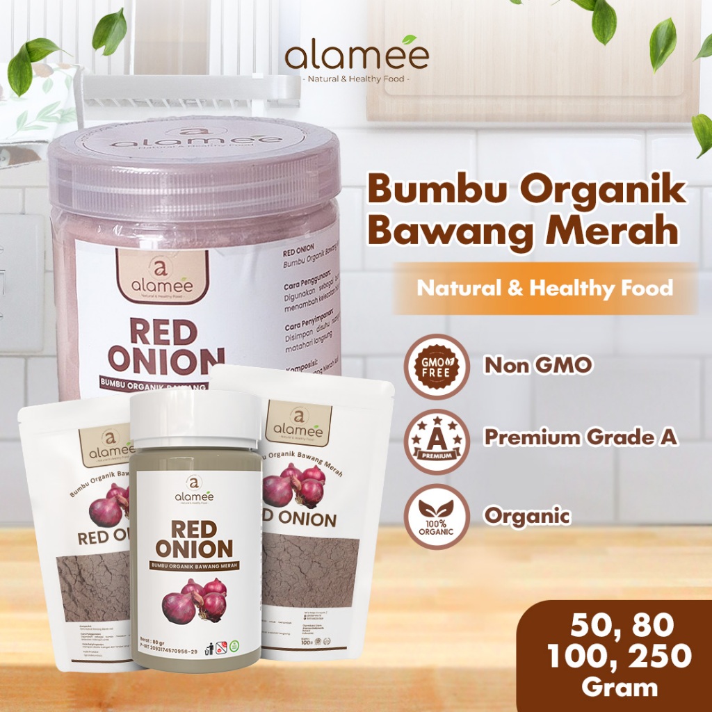 MERAH Alamee Shallot Powder Red Onion Powder Organic Kitchen Seasoning ...