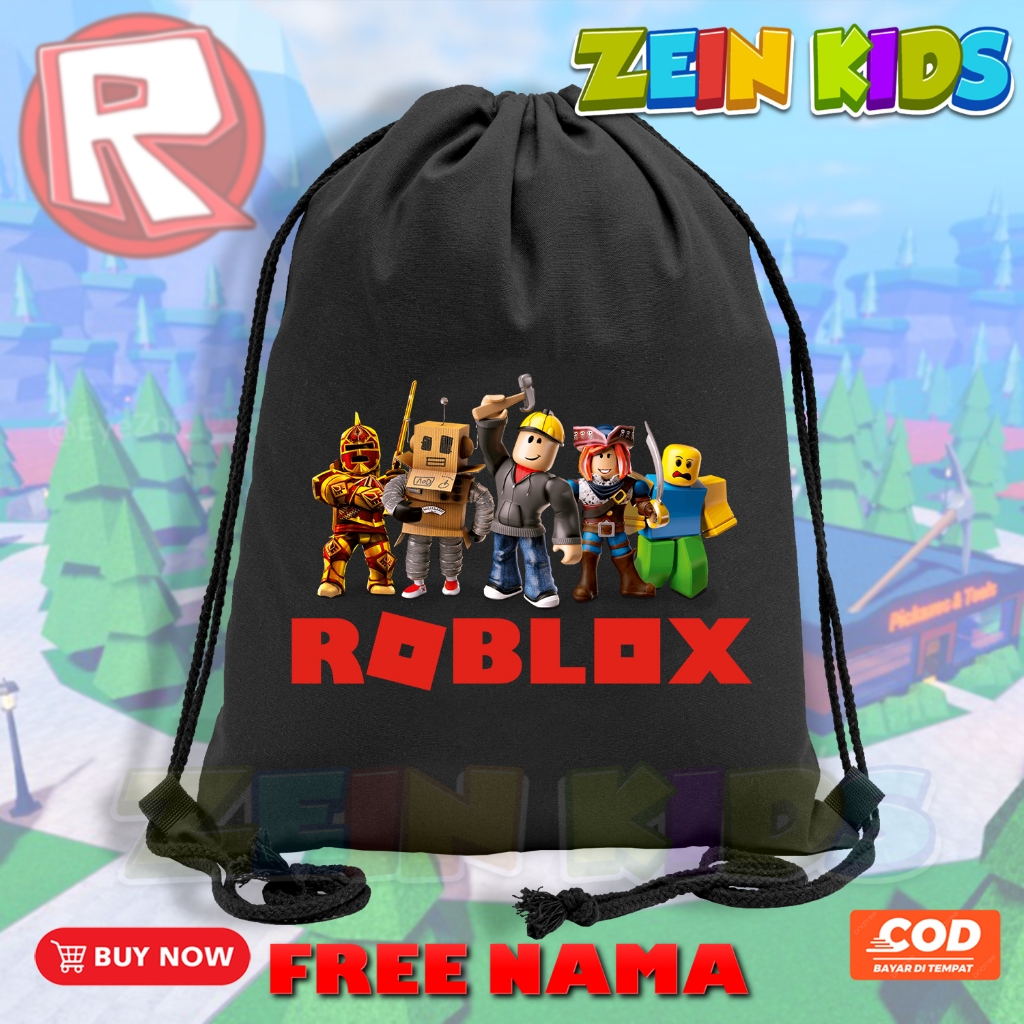 Roblox Children's Drawstring Bag/Children's Roblox Drawstring Bag ...