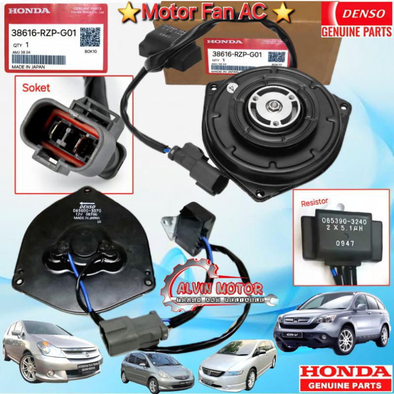 Original FAN MOTOR AC CRV RD GEN 2 CRV RE GEN 3 CIVIC 1.8 FD1 STREAM 2. ...