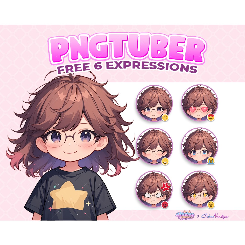 Ready-to-use 2D PNGTuber - Make your live broadcasts more exciting, PNG ...