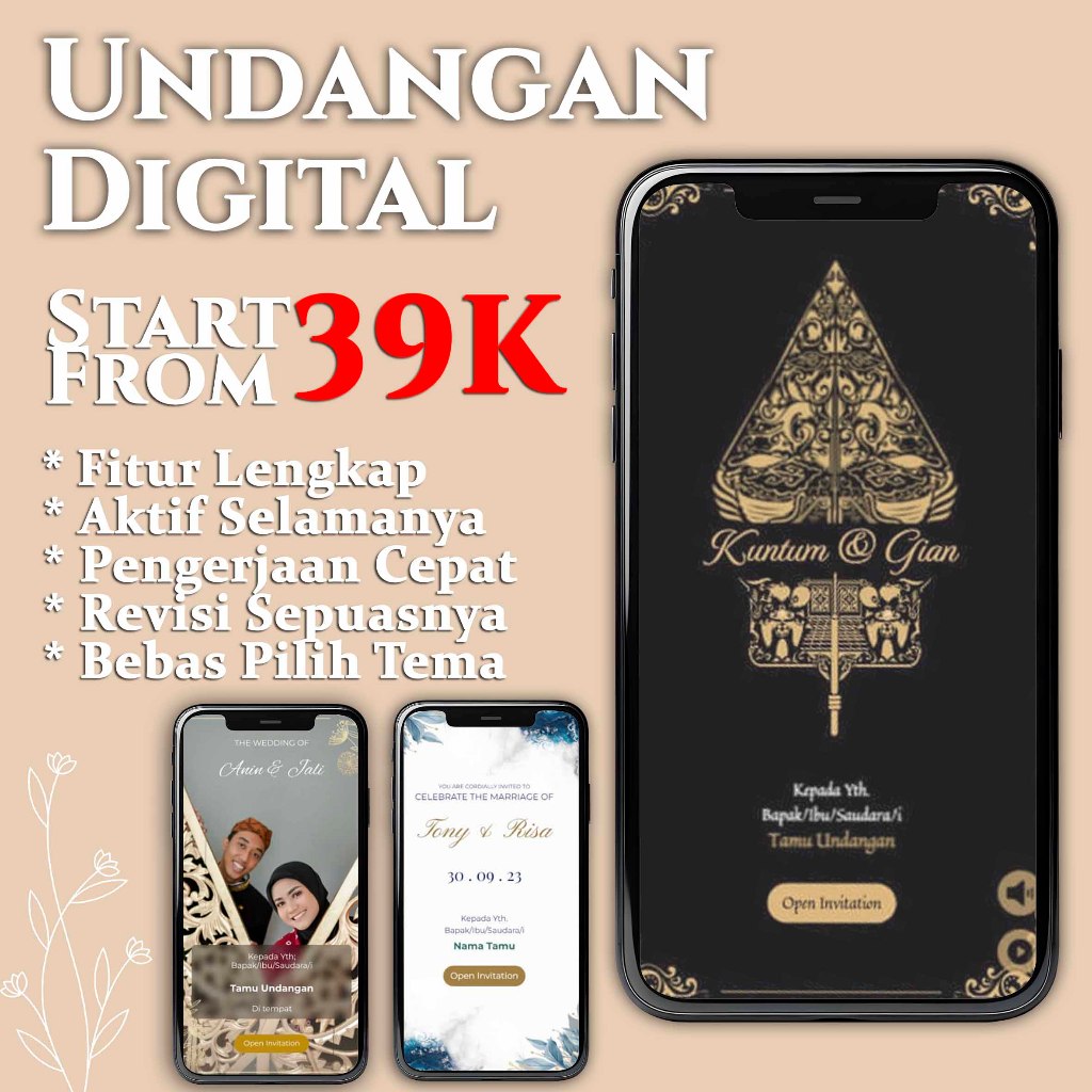 Wedding Website Digital Invitation | Online Invitation | Online ...