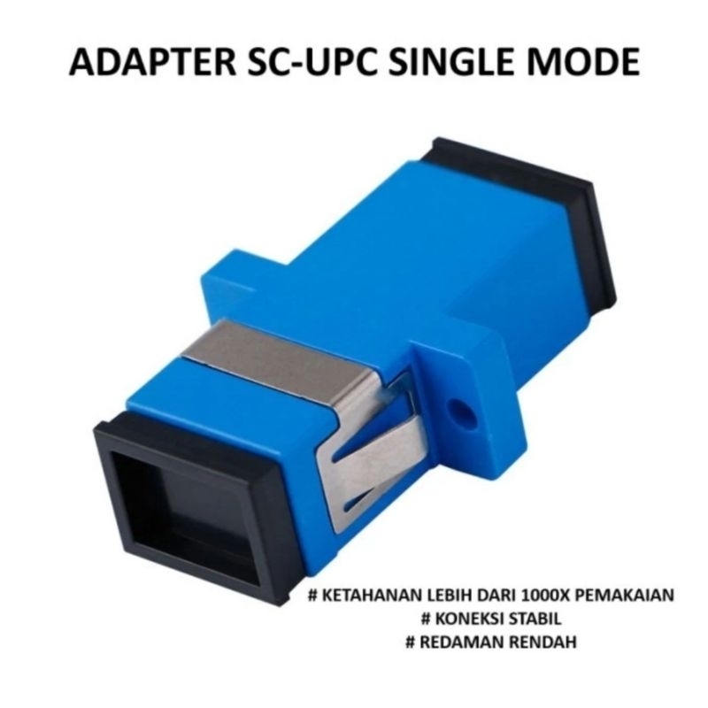 Sc UPC Fiber Optic/Barel Connector Connection Adapter FO | Shopee ...