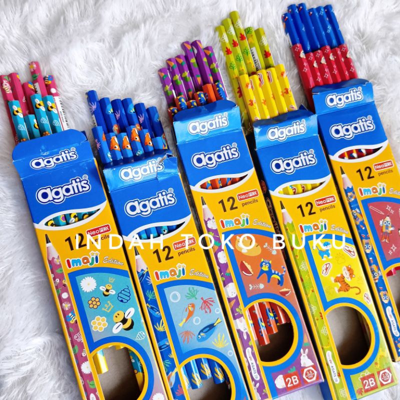 Neopex 2B Agatis Pencil Imaji Series Cartoon Animal Patterns Cute ...