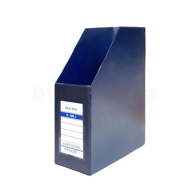 Large Executive Pivot File Box Black Darkbiru Folio Base with Buttons ...