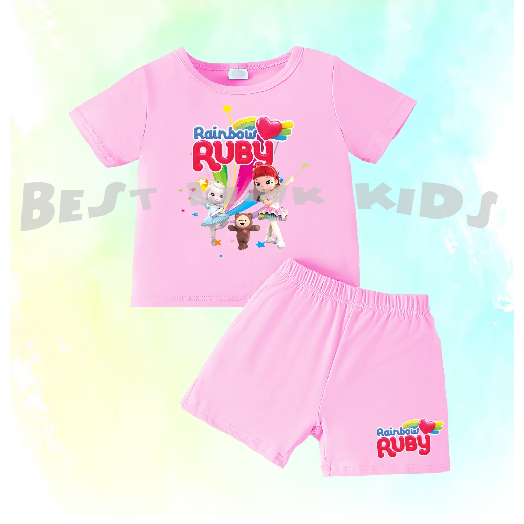 Children's Rainbow Ruby Princess Choco Ruby Character Costume | Shopee ...
