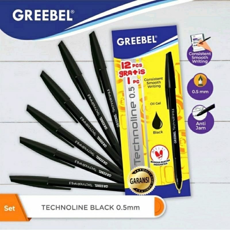 Greebel TECHNOLINE 0.5mm pens (12 pcs) | Shopee Philippines