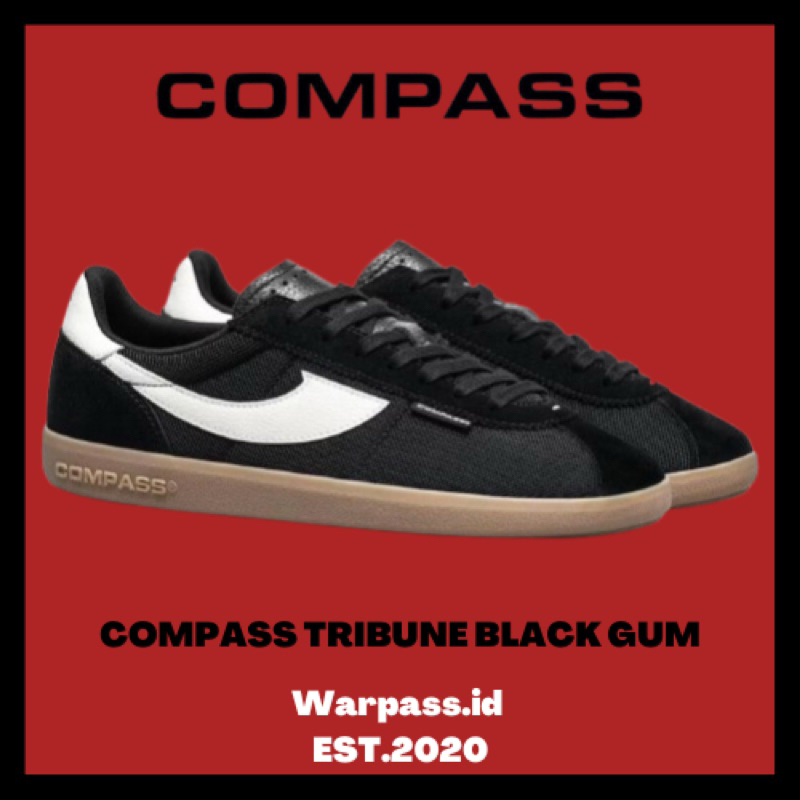 Compass Tribune Black Gum Shoes ORIGINAL 100% | Shopee Philippines