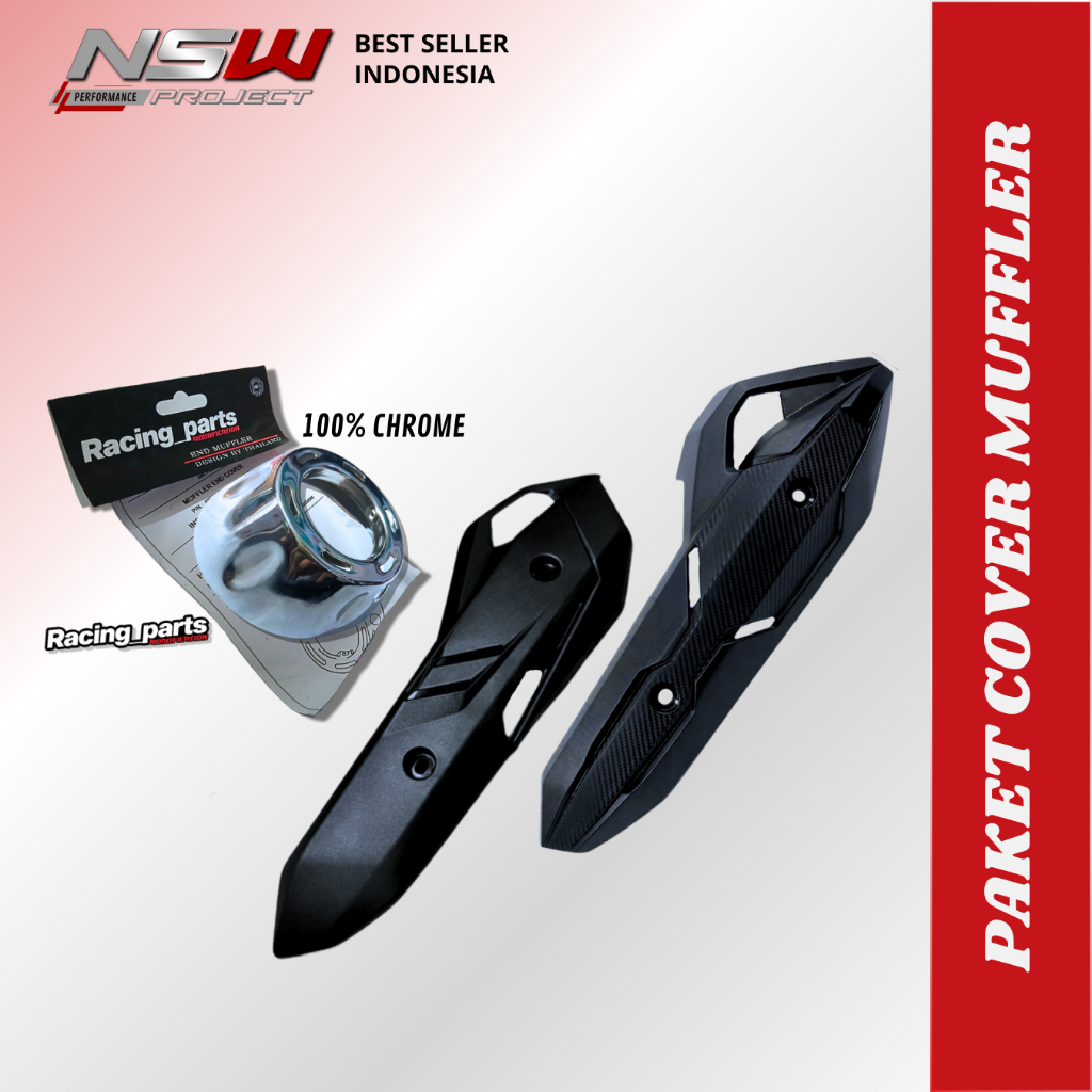 Airblade SHIELD EXHAUST PROTECTOR NEW/OLD END MUFFLER CHROME ORIGINAL ...