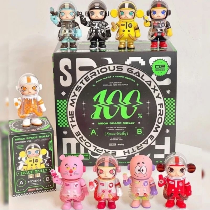 Mega Space Molly 100 Series 2 Original Molly V2 Figure Blind box ...