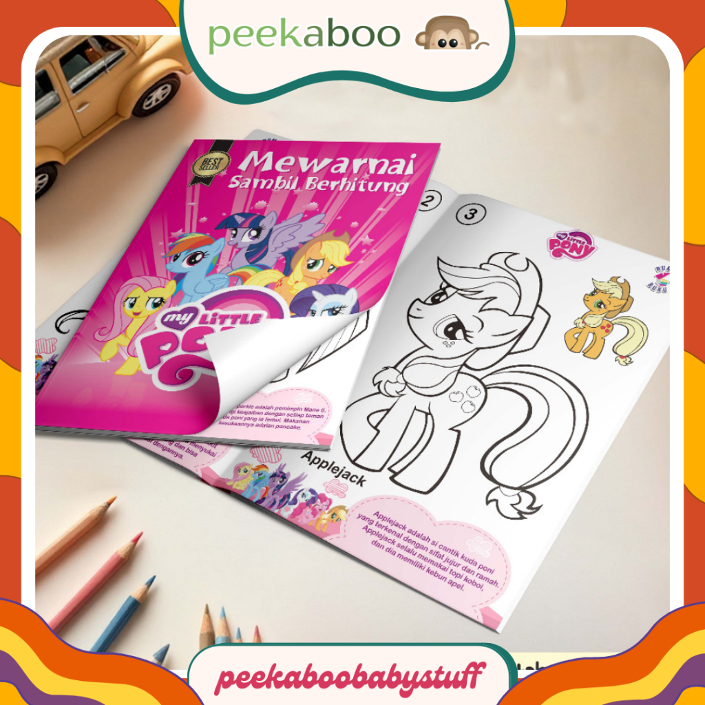 FULL COLOR COLORING BOOK (FC) A5 - PONY - FC || FULL COLOR BOOK FOR ...