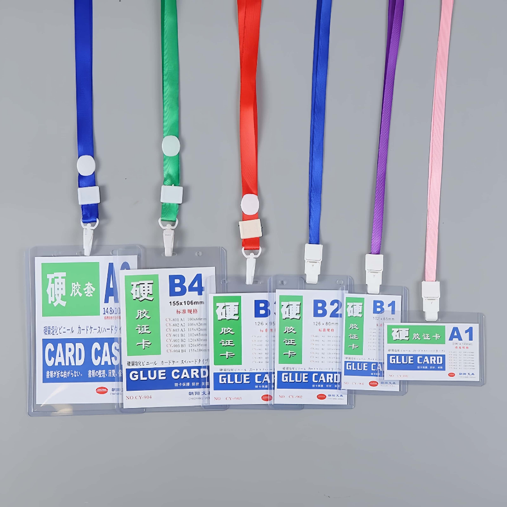 Id Card COMMITTEE Card CASE + ROPE / Plastic Mica ID Card / Committee ...