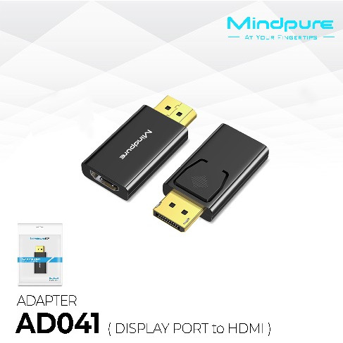 Rh-mdn Adapter Display Port to HDMI AD041 AD042 4K | Shopee Philippines