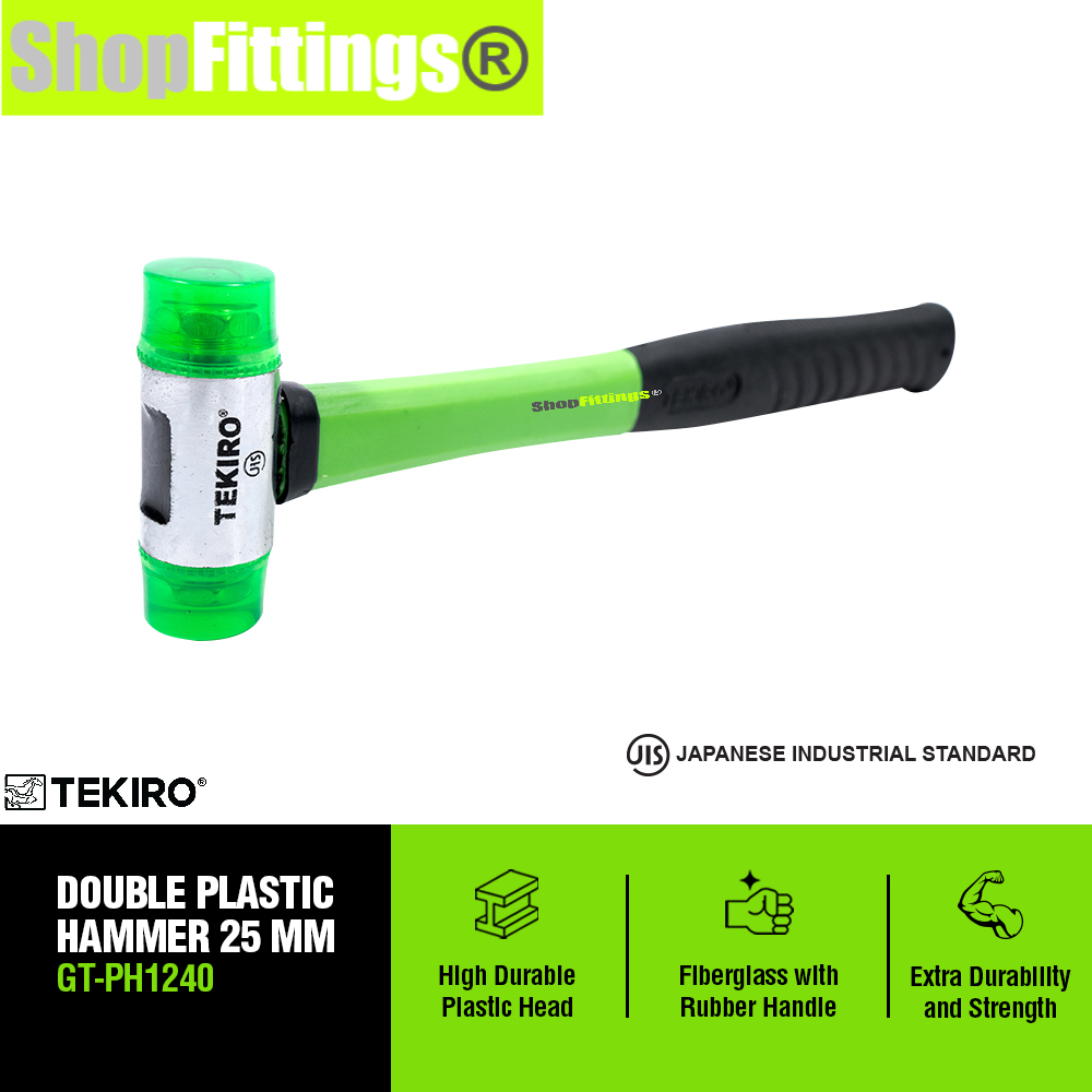Plastic Hammer Rubber Handle Rubber Handled Double Plastic Hammer 25 30 ...