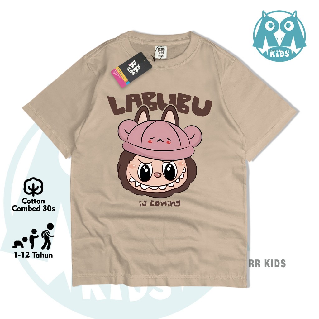Children's Labubu T-shirts for Boys and Girls Labubu Children's Catoon ...