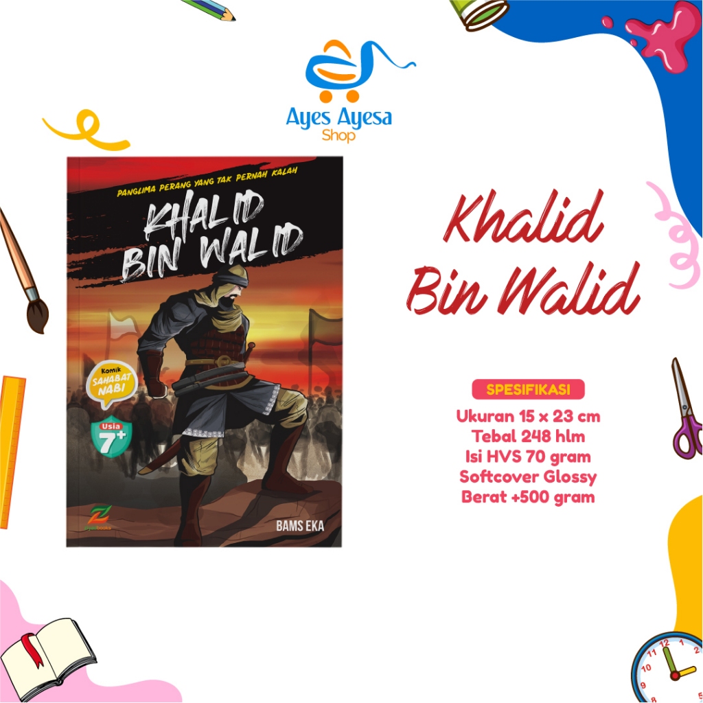Khalid COMICS KHALID BIN WALID THE SWORD OF ALLAH ISLAMIC MUSLIM ...