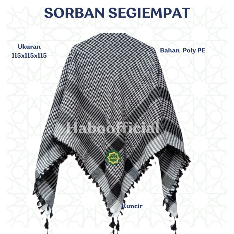 ADULT RECTANGULAR TURBAN / PLAIN TURBAN / ARABIC TURBAN / BY HAJI ...