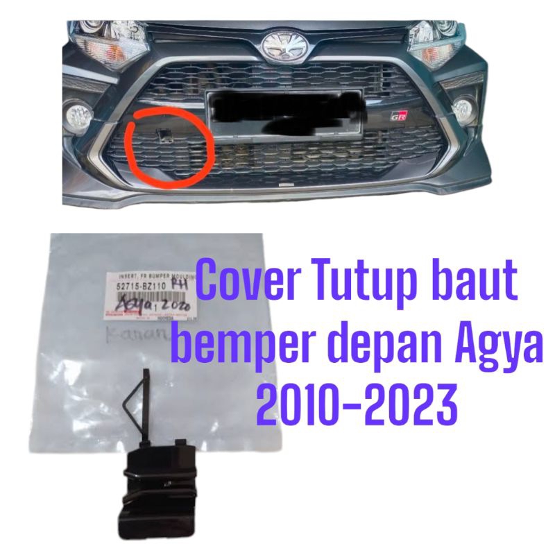 2020-2023 Agya front bumper bolt Cover | Shopee Philippines