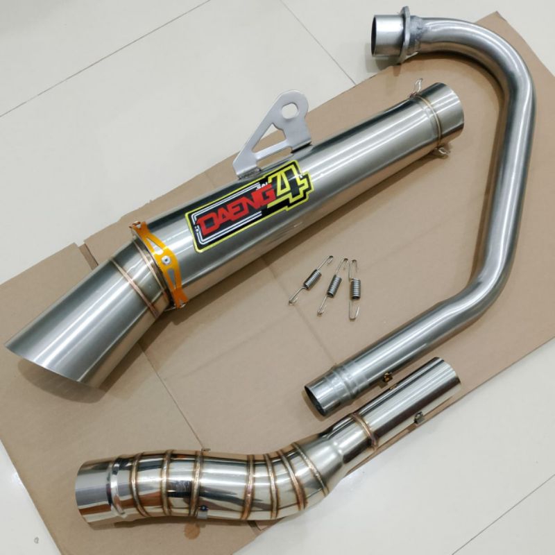 Exhaust muffler open Daeng Sai4 pipe 51mm for Tmx Rusi tc Skygo ...