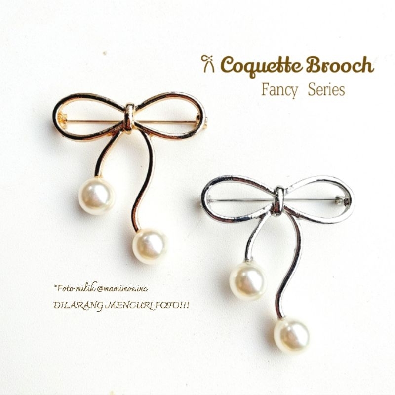 Fancy Series Coquette Brooch / Hijab Brooch / Contemporary Viral Simple ...