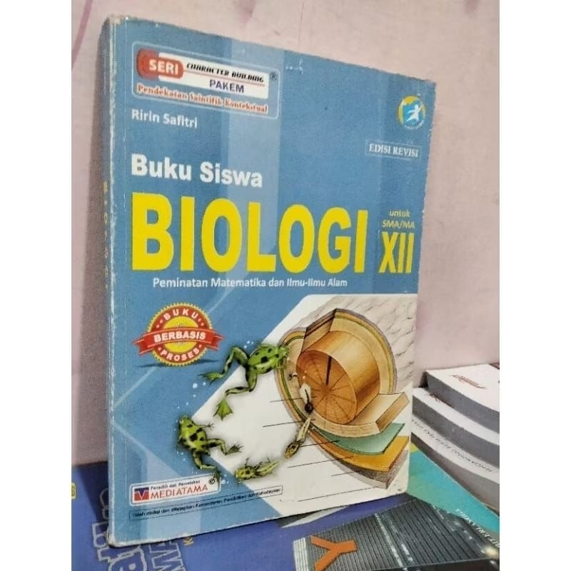 Biology book for class 12 XII 3 sma ma mediatama revised edition ...