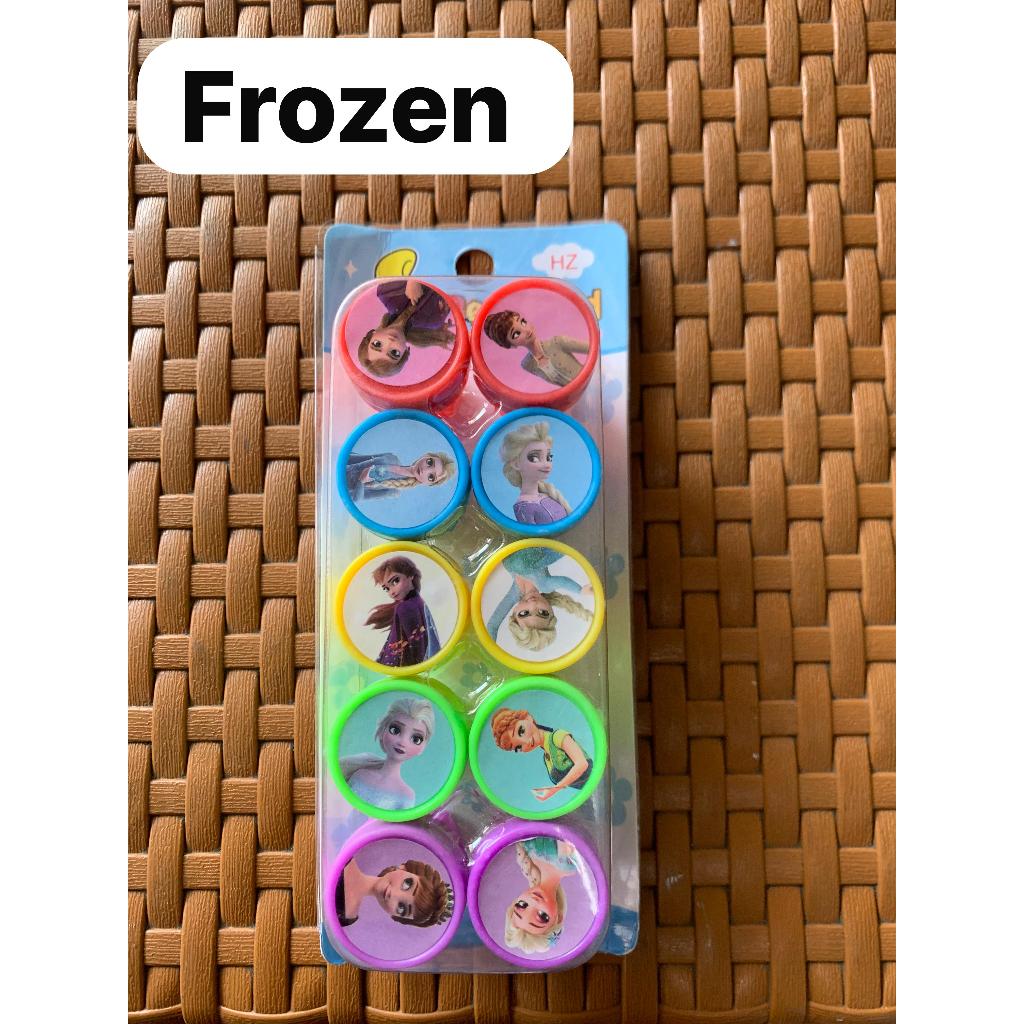 Stamp contains 10 fancy benny writing greetings for frozen sanrio ...