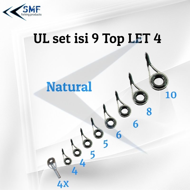 1 SET RING GUIDE ROD CONTENTS 9 / LET 4 | Shopee Philippines
