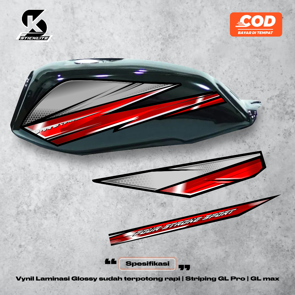 Striping STICKER GL MAX GL PRO 44 BODY LIS VARIATIONS | Shopee Philippines