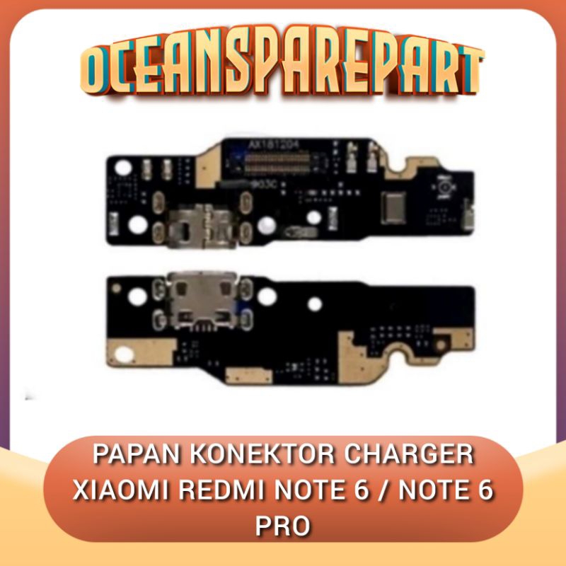 Xiaomi Redmi Note 6 Pro Board Connector Charger Connector + Mic ...