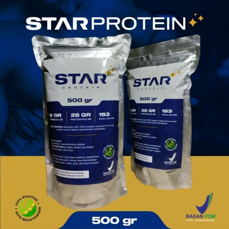 STAR PROTEIN WHEY PURE SOYBEAN POWDER PROTEIN - 500 GR | Shopee Philippines