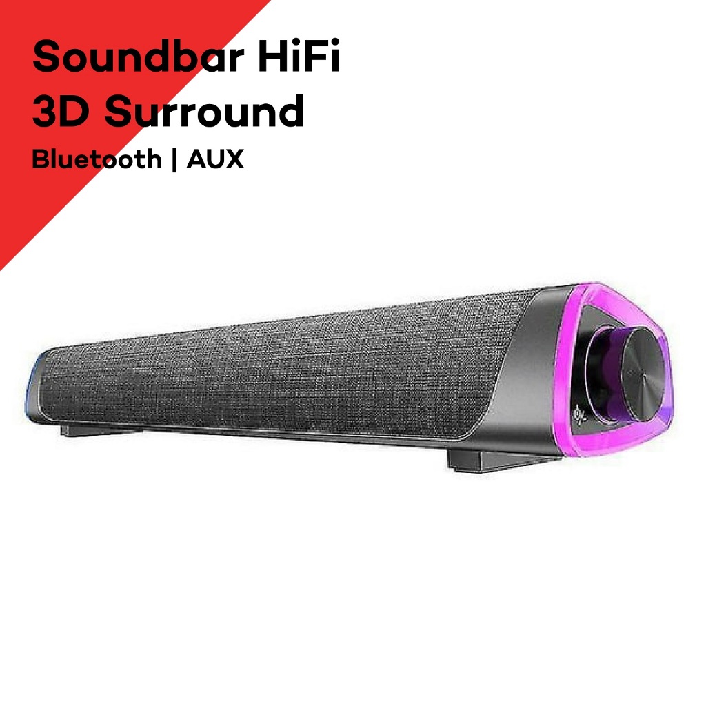 Home Theater HiFi 3D Surround Niye Soundbar - V8 | Shopee Philippines