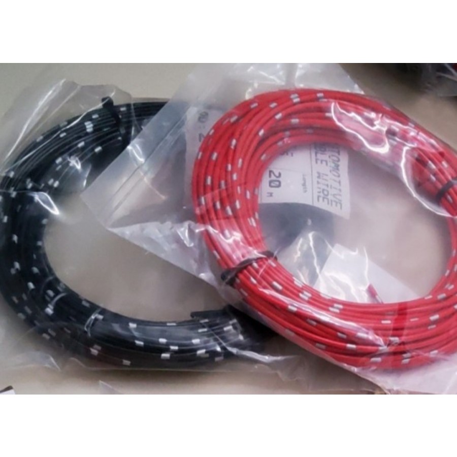 Universal - 1 MM (20 METER) COPPER FIBER SPOT CABLE FOR CARS | Shopee ...