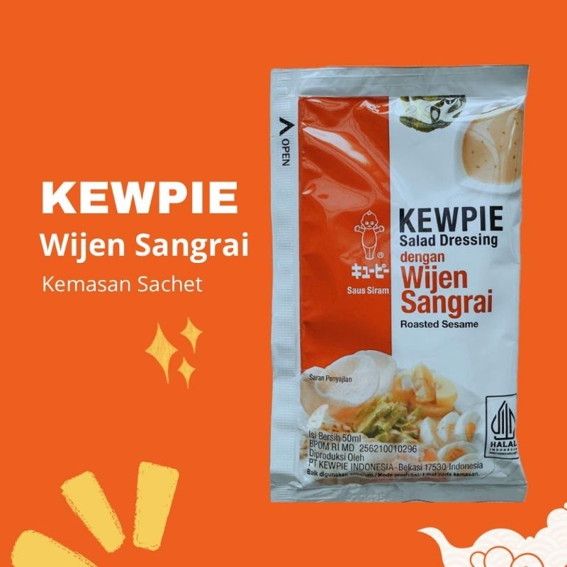 Kewpie Salad Dressing Roasted Sesame sachet 50ml | Shopee Philippines
