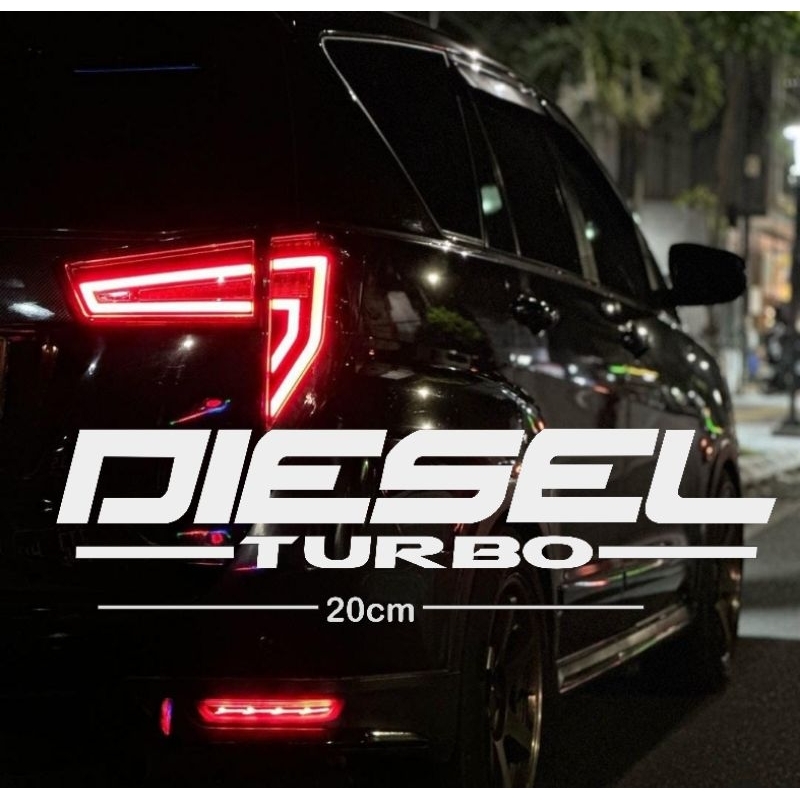 Car STICKER TURBO DIESEL STICKER | Shopee Philippines