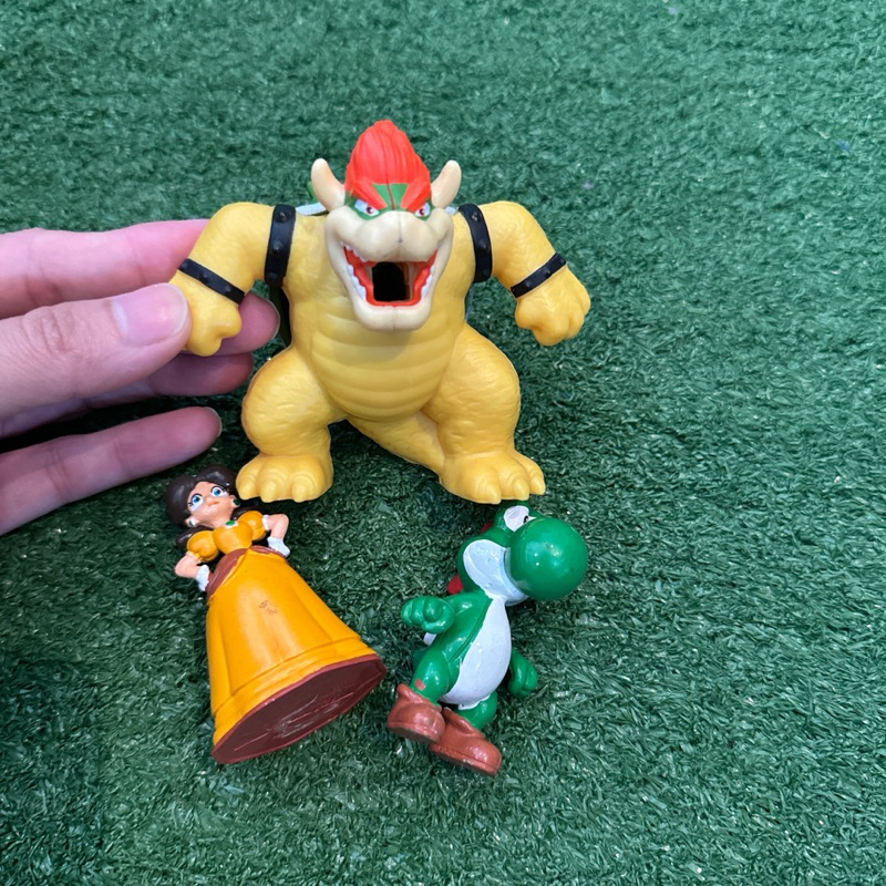 Mario Bross toys (King Bowser, Princess Daisy, Yoshi) | Shopee Philippines