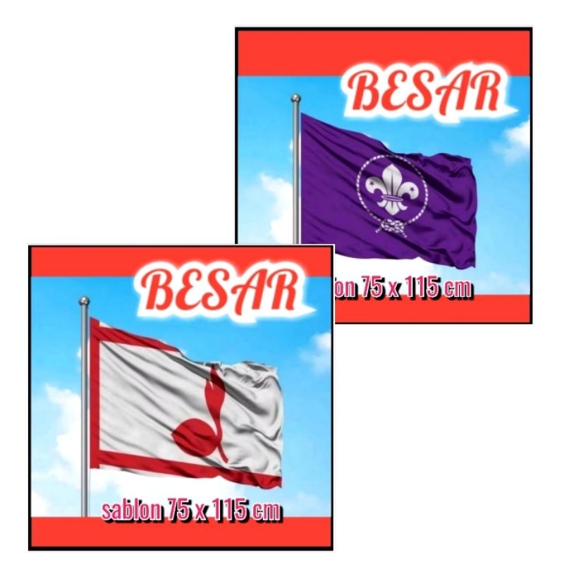 Large screen printed scout flags wosm bud student council | Shopee ...