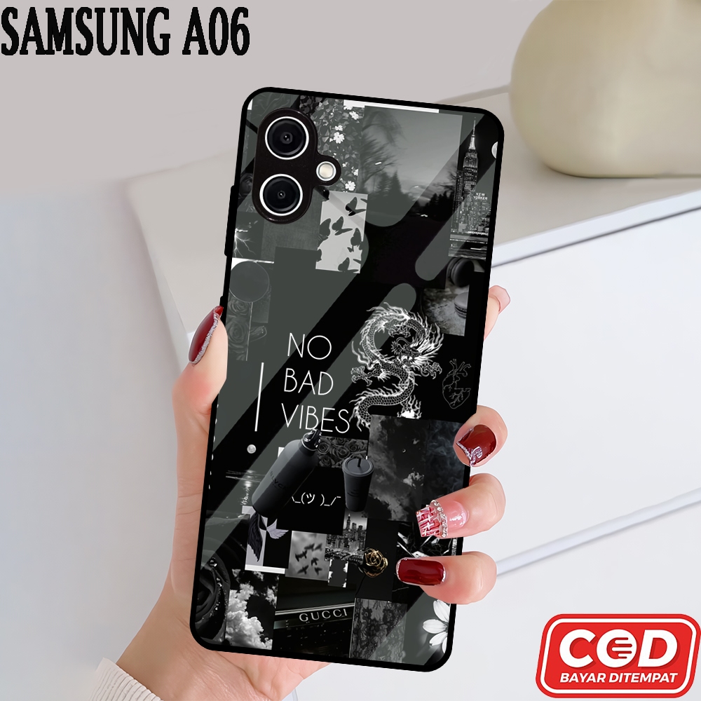 [ST01] Glossy Case SAMSUNG A06 Casing Glitter Pic HD Motif AESTHETIC ...