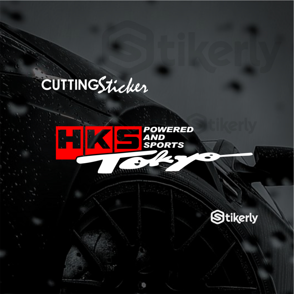 Hks TOKYO Sticker Cutting Sticker Reflective Flame Stickerly | Shopee ...